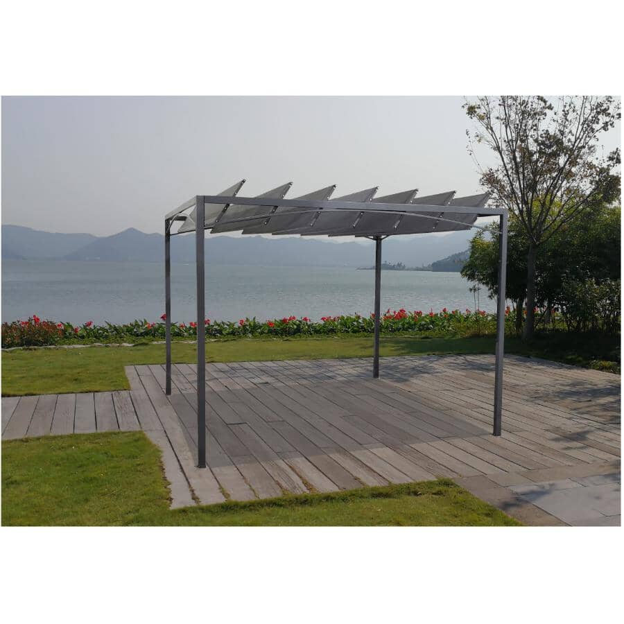CASUALWAY Rotating Louvre Gazebo | Home Hardware