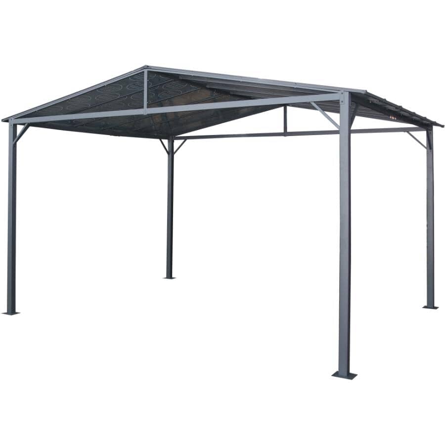 CASUALWAY 12' x 10' Steel Gazebo with Hard Top | Home Hardware