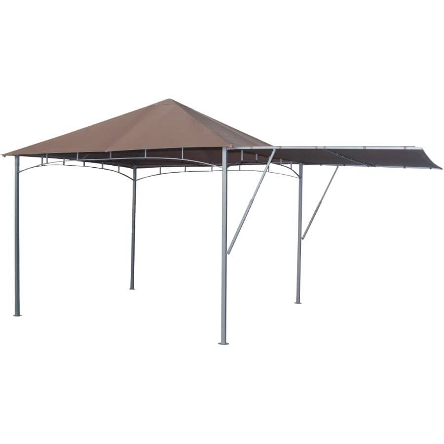 CASUALWAY 10' x 10' Roof Style Gazebo with Awning | Home Hardware