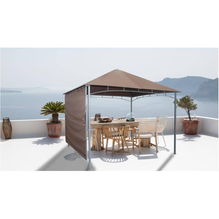 CASUALWAY 10' x 10' Roof Style Gazebo with Awning | Home Hardware