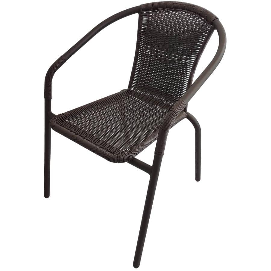 INSTYLE OUTDOOR Brown Wicker Steel Frame Bistro Set | Home Hardware