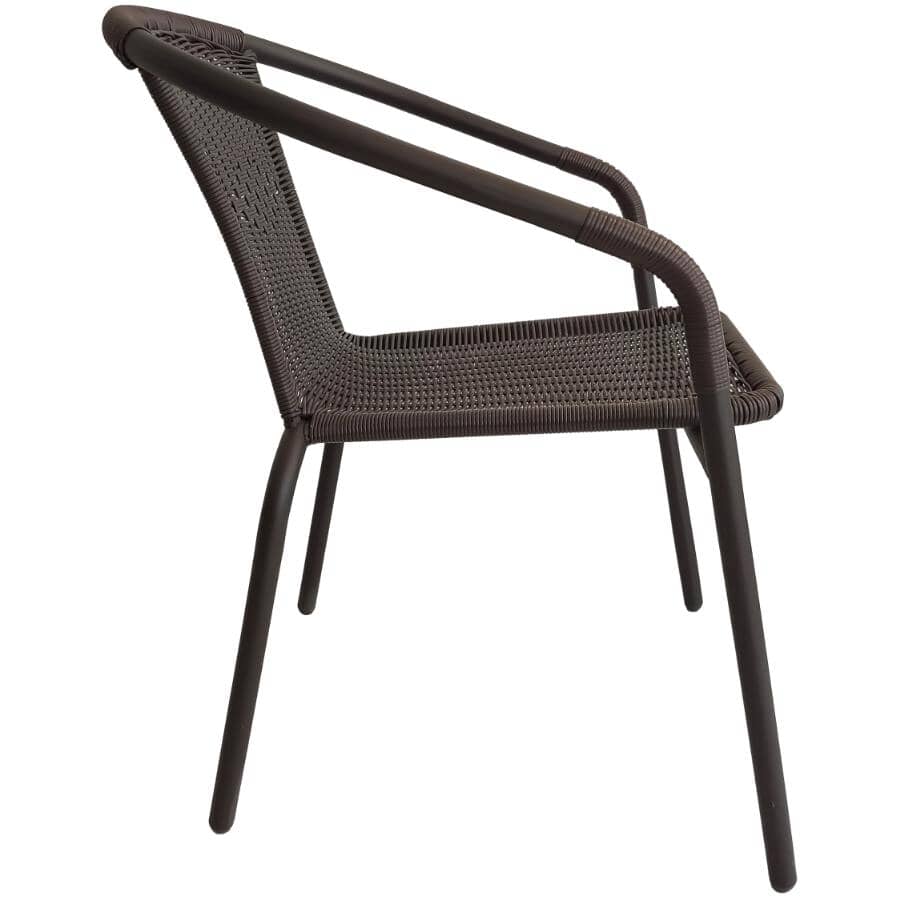 INSTYLE OUTDOOR Brown Wicker Steel Frame Bistro Set | Home Hardware