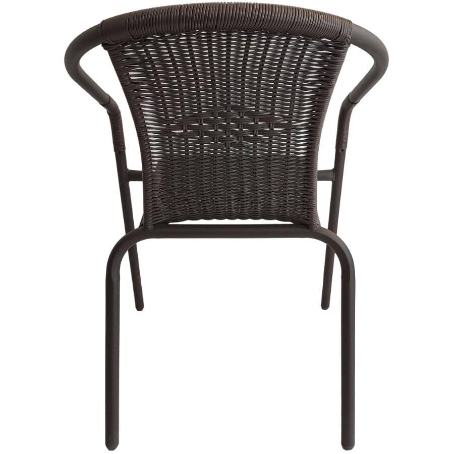INSTYLE OUTDOOR Brown Wicker Steel Frame Bistro Set | Home Hardware