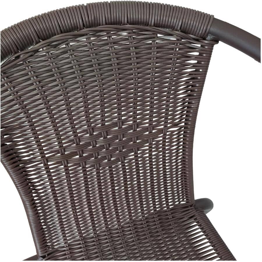 INSTYLE OUTDOOR Brown Wicker Steel Frame Bistro Set | Home Hardware