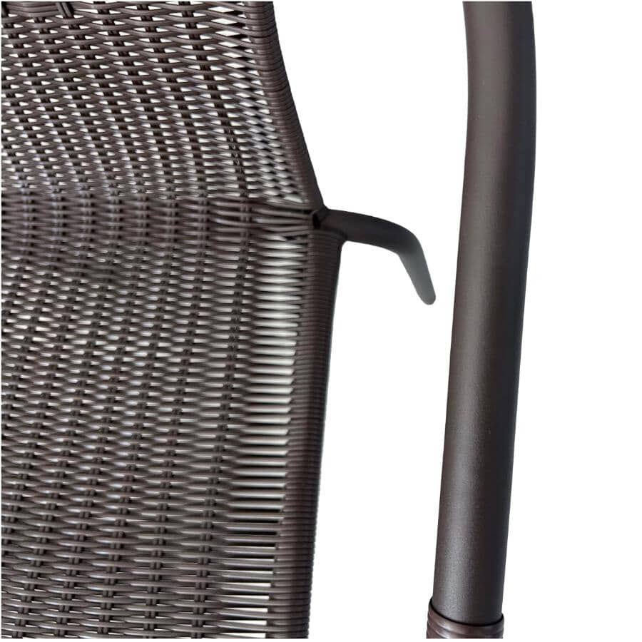 INSTYLE OUTDOOR Brown Wicker Steel Frame Bistro Set | Home Hardware