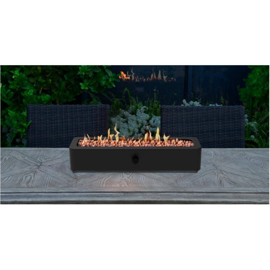 BOND 22" Umbrella Hole Tabletop Propane Fire Bowl | Home Hardware
