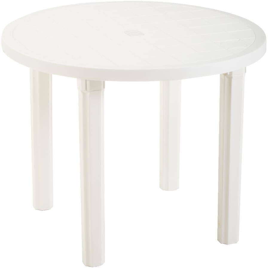 GRACIOUS LIVING 36" Barbados Round Plastic Table | Home Hardware