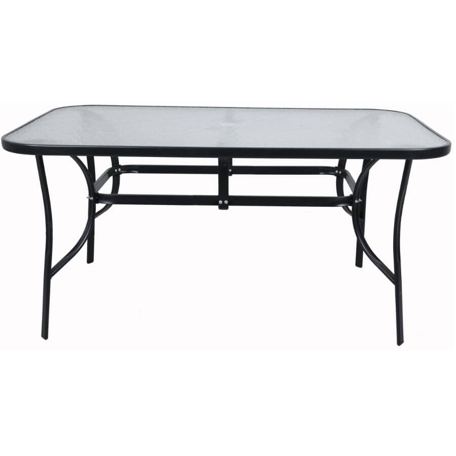 INSTYLE OUTDOOR 36" x 60" Glass Top Dining Table | Home Hardware