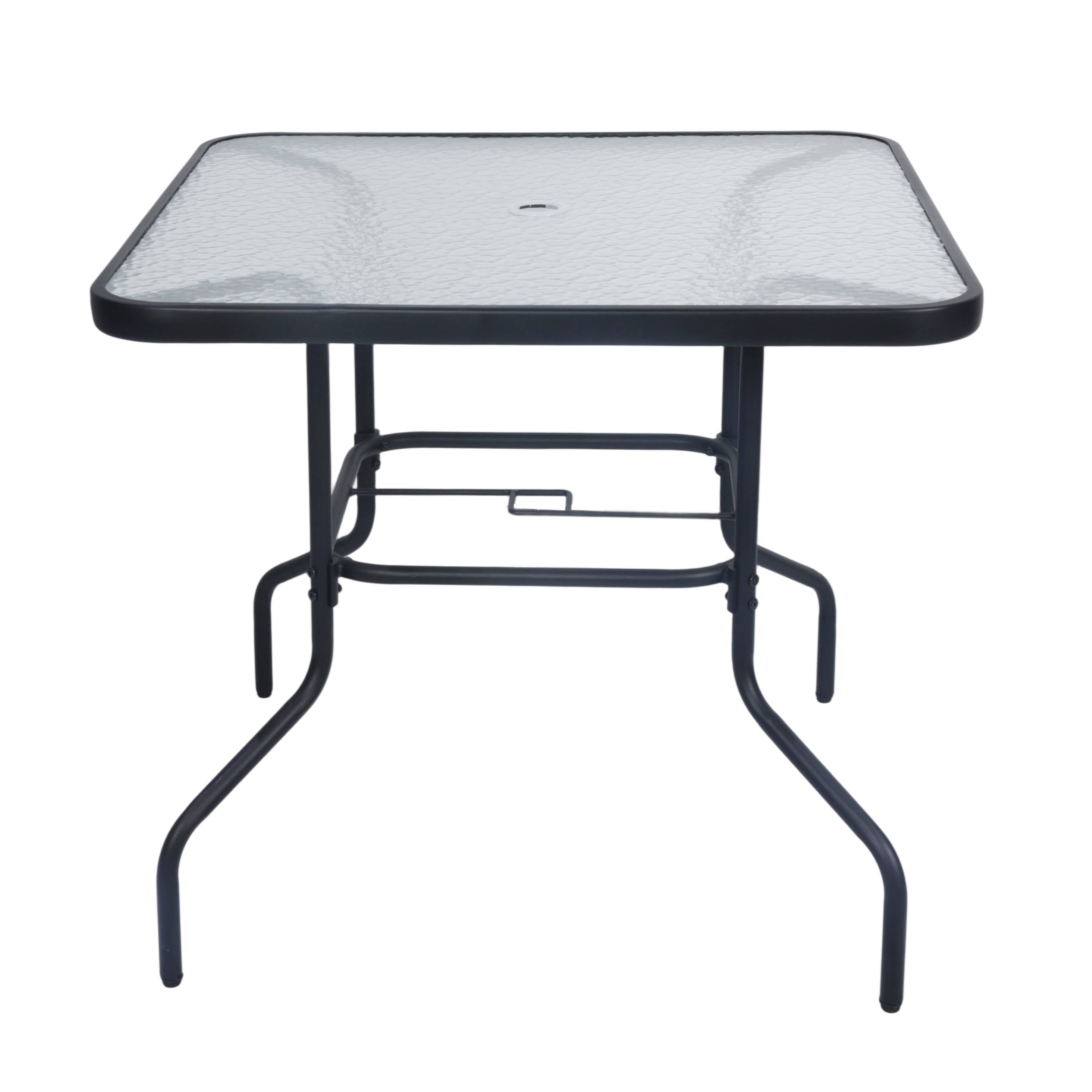 INSTYLE OUTDOOR 35" Square Glass Top Dining Table | Home Hardware