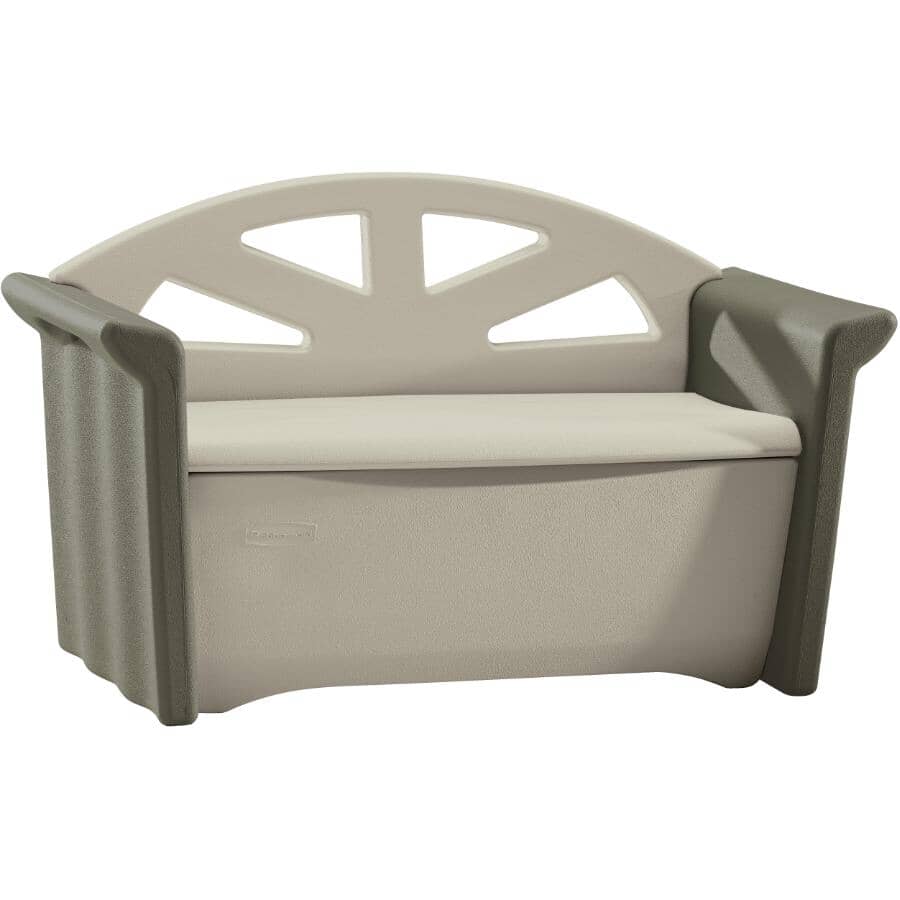 RUBBERMAID Patio Bench, with Storage Compartment | Home Hardware