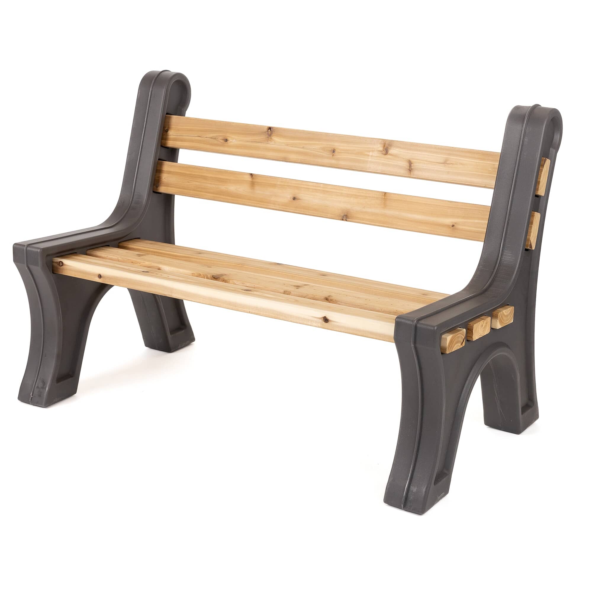 RTS HOME ACCENTS Custom Length Lightweight Indoor or Outdoor Bench Ends ...