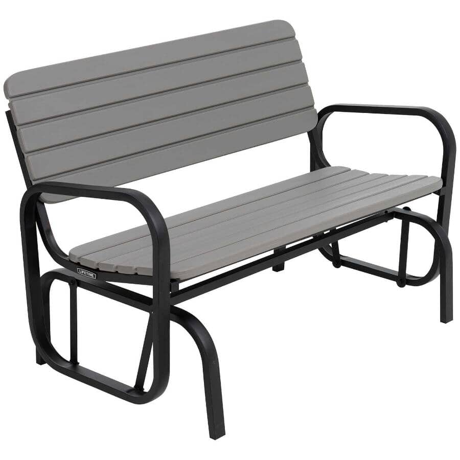 LIFETIME Rough Cut Glider Bench | Home Hardware
