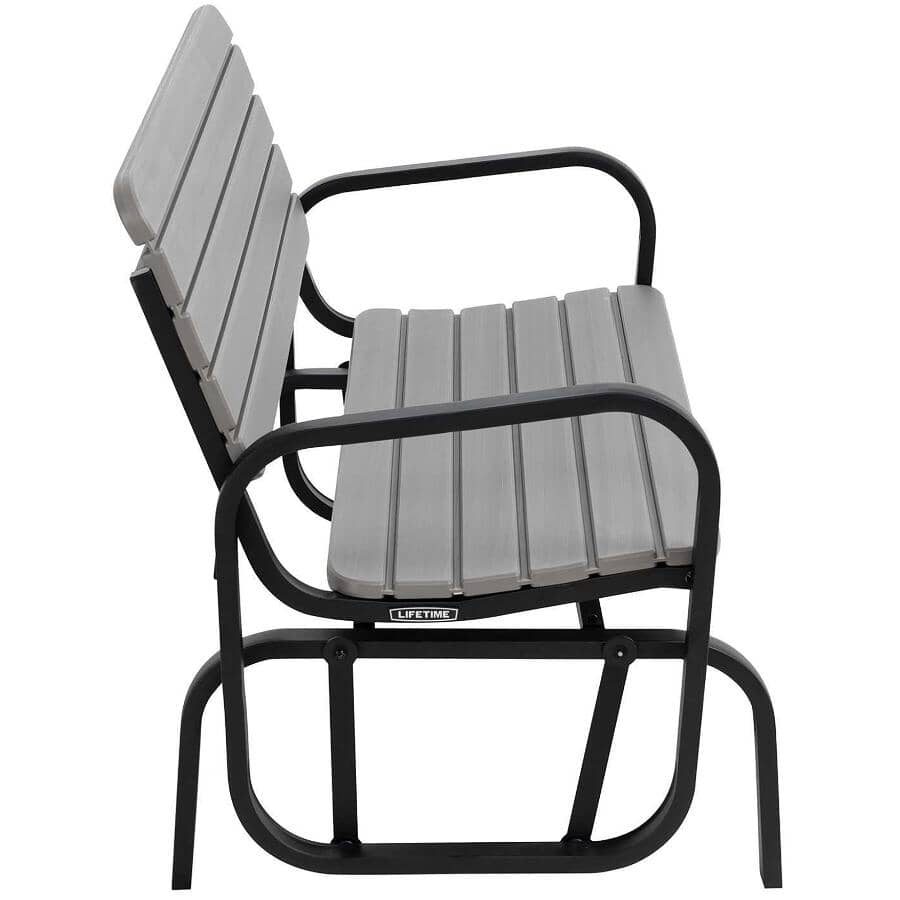 LIFETIME Rough Cut Glider Bench | Home Hardware