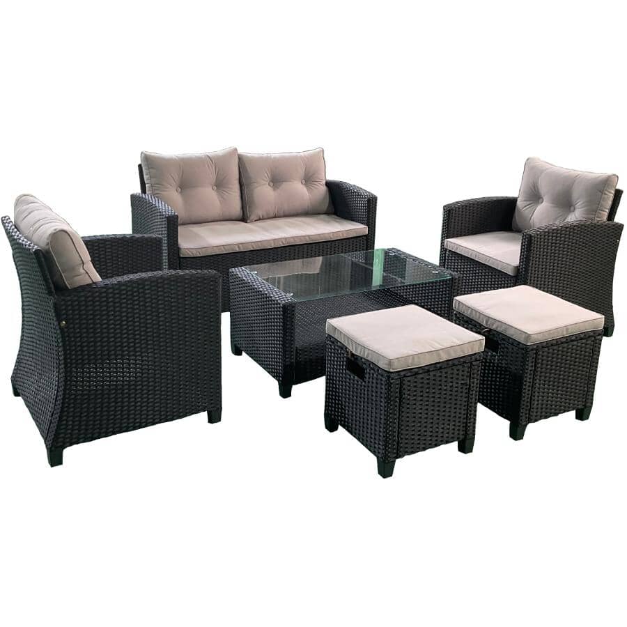 INSTYLE OUTDOOR Clifton Wicker Conversation Set | Home Hardware