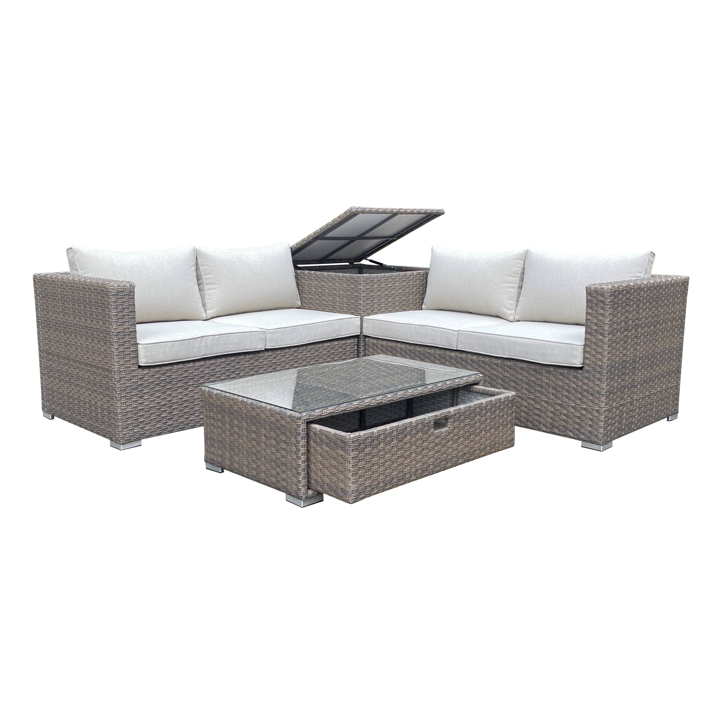 BLUE SKY OUTDOOR LIVING Kaden Corner Conversation Set | Home Hardware