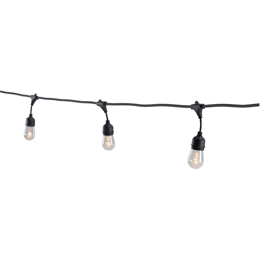 INSTYLE OUTDOOR S14 Drop Socket Light Set with Black Wire | Home Hardware