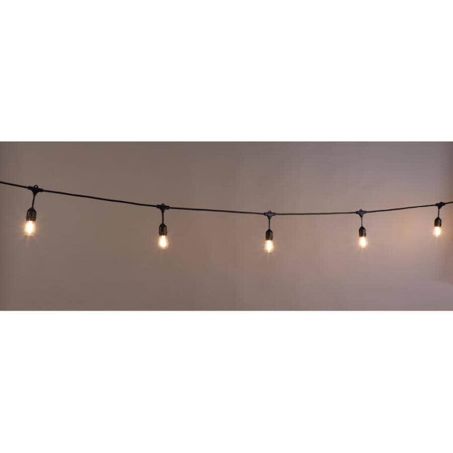 INSTYLE OUTDOOR S14 Drop Socket Light Set with Black Wire | Home Hardware