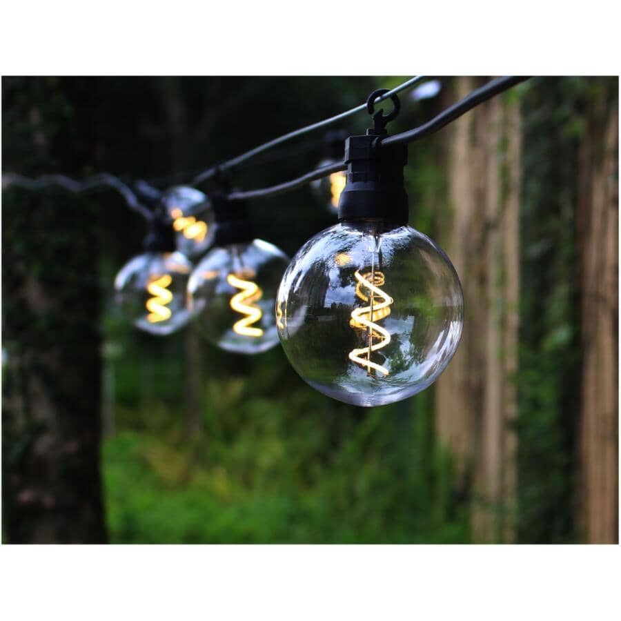 INSTYLE G80 Edison Light Set with Black Wire | Home Hardware