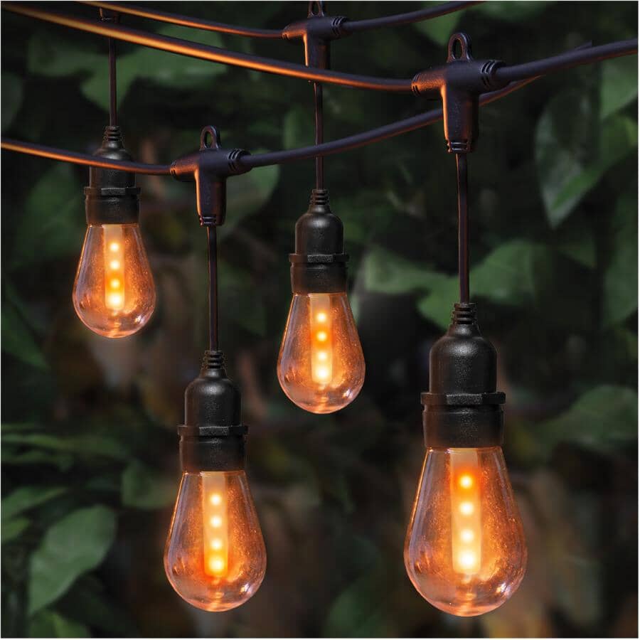 DANSON DECOR Flickering Flame LED Edison Light Set | Home Hardware