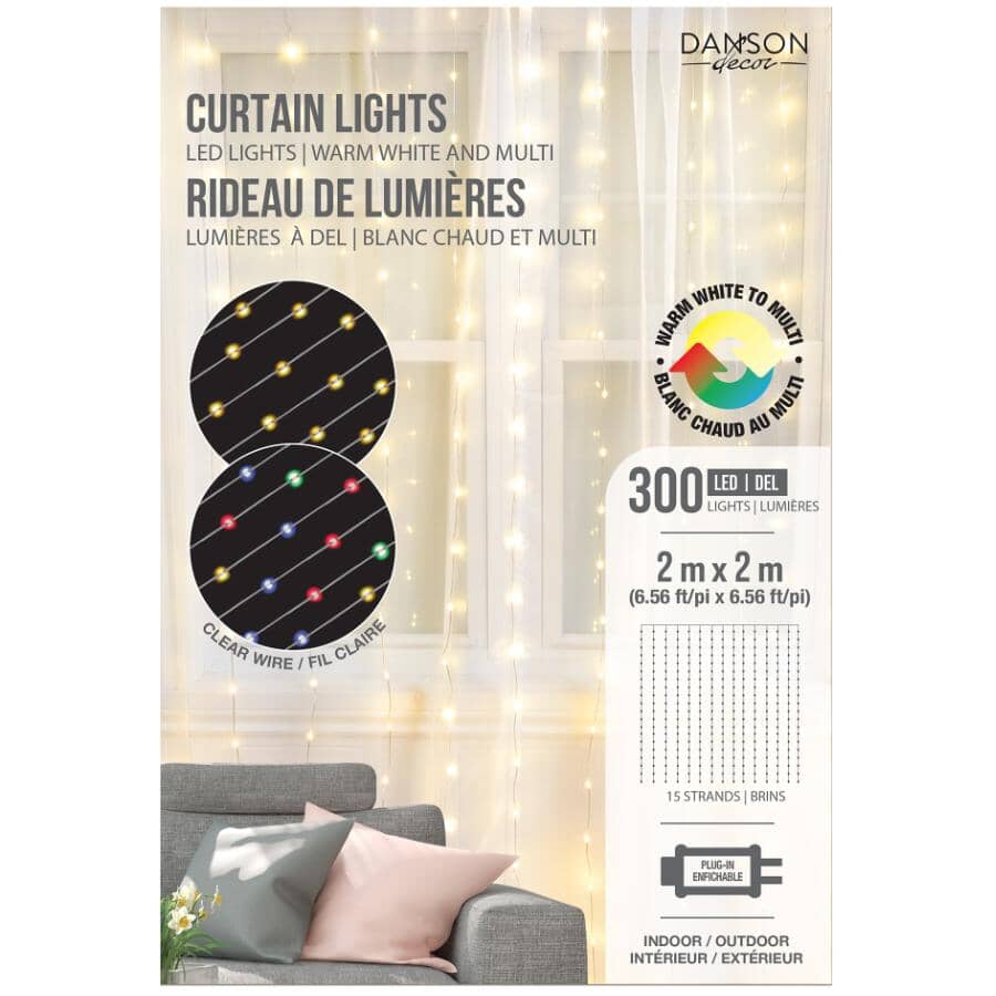 DANSON DECOR LED Curtain Light Set | Home Hardware
