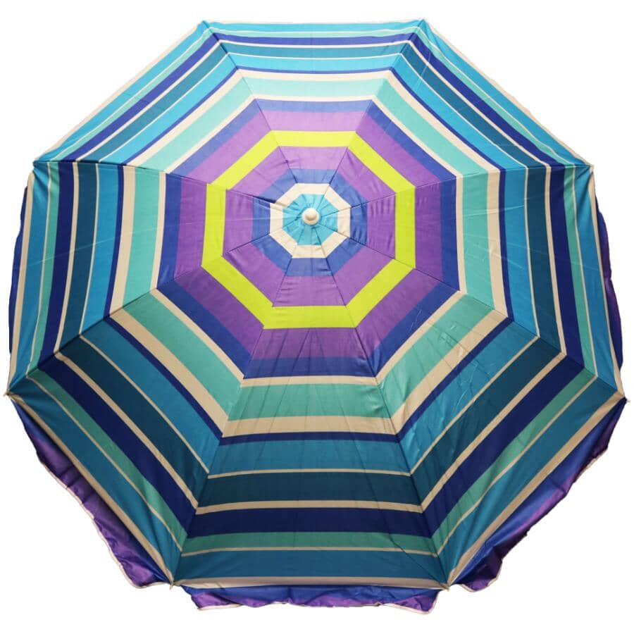SUMMERTIME FUN 42" Beach Umbrella with Tilt | Home Hardware