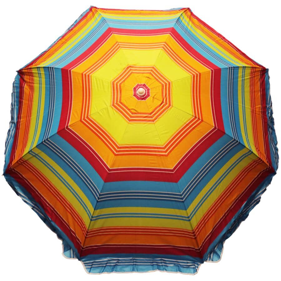 SUMMERTIME FUN 42" Beach Umbrella with Tilt | Home Hardware