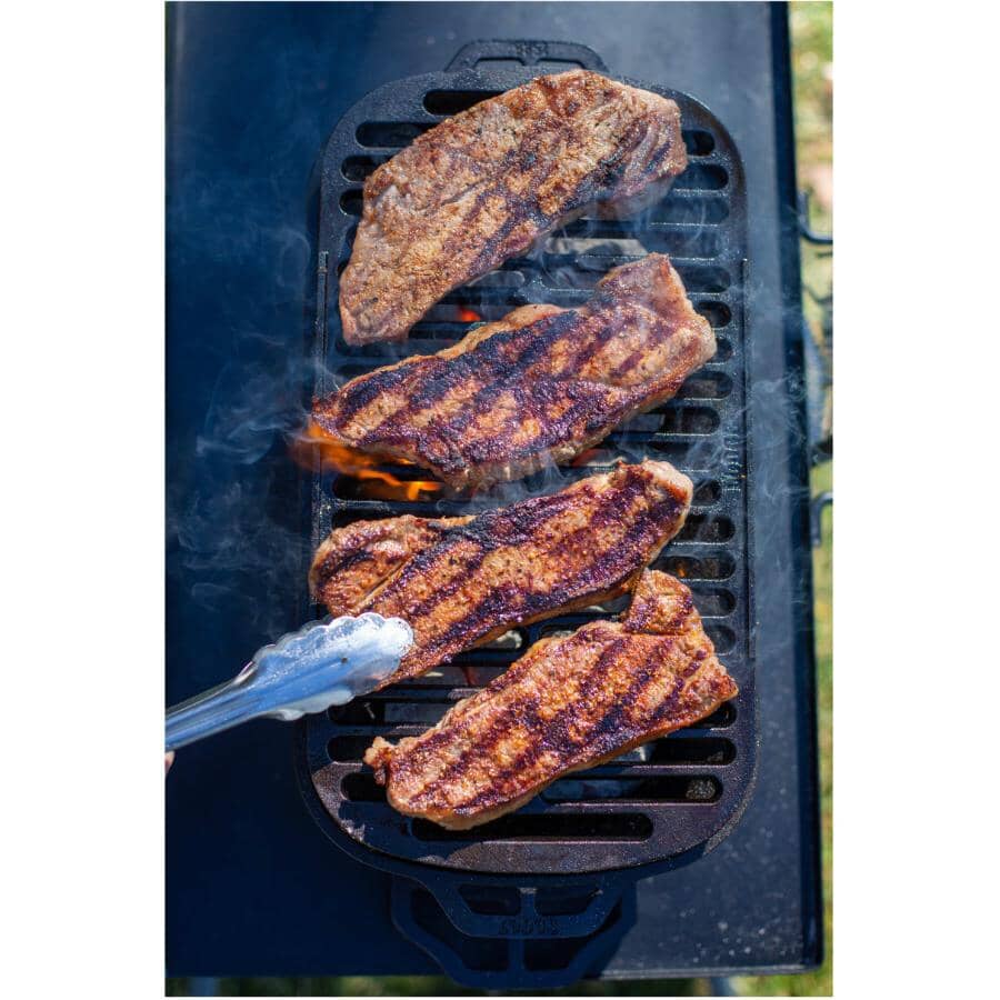 LODGE 150 sq. in. Table Top Cast Iron Hibachi Charcoal Barbecue | Home ...