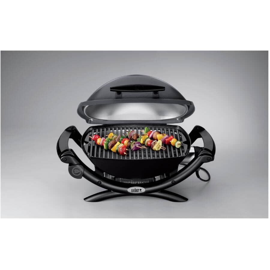 WEBER Q1400 Series 189 sq. in. 1560Watt Table Top Electric Barbecue ...