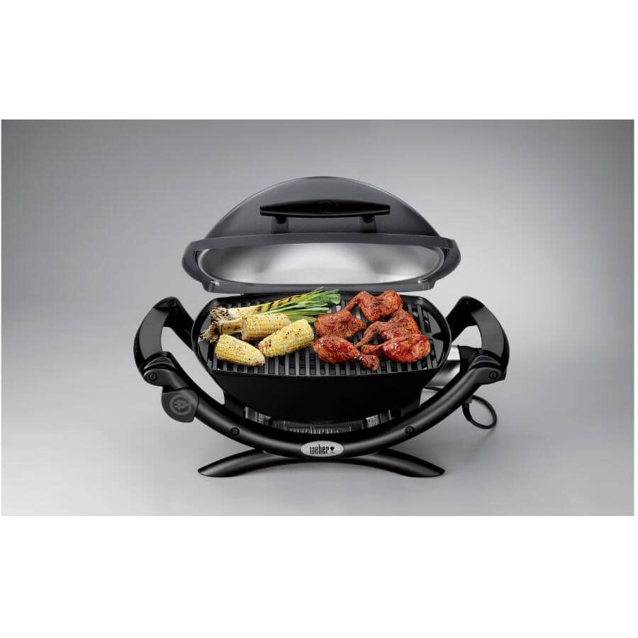 WEBER Q1400 Series 189 sq. in. 1560Watt Table Top Electric Barbecue ...