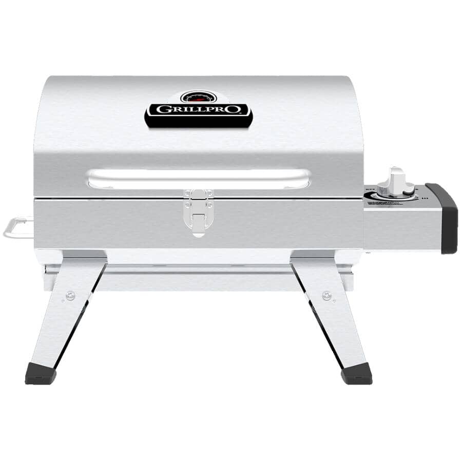GRILLPRO 200 sq. in. 1500 Watt Stainless Steel Tabletop Barbecue | Home ...