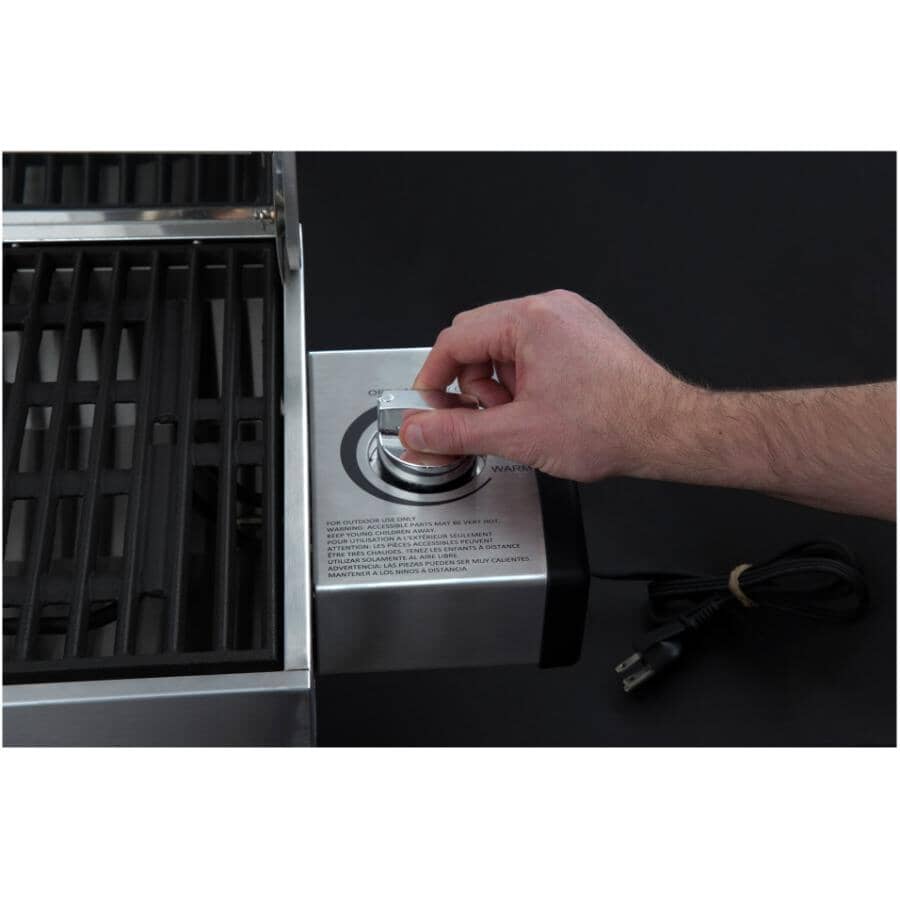GRILLPRO 200 sq. in. 1500 Watt Stainless Steel Tabletop Barbecue | Home ...