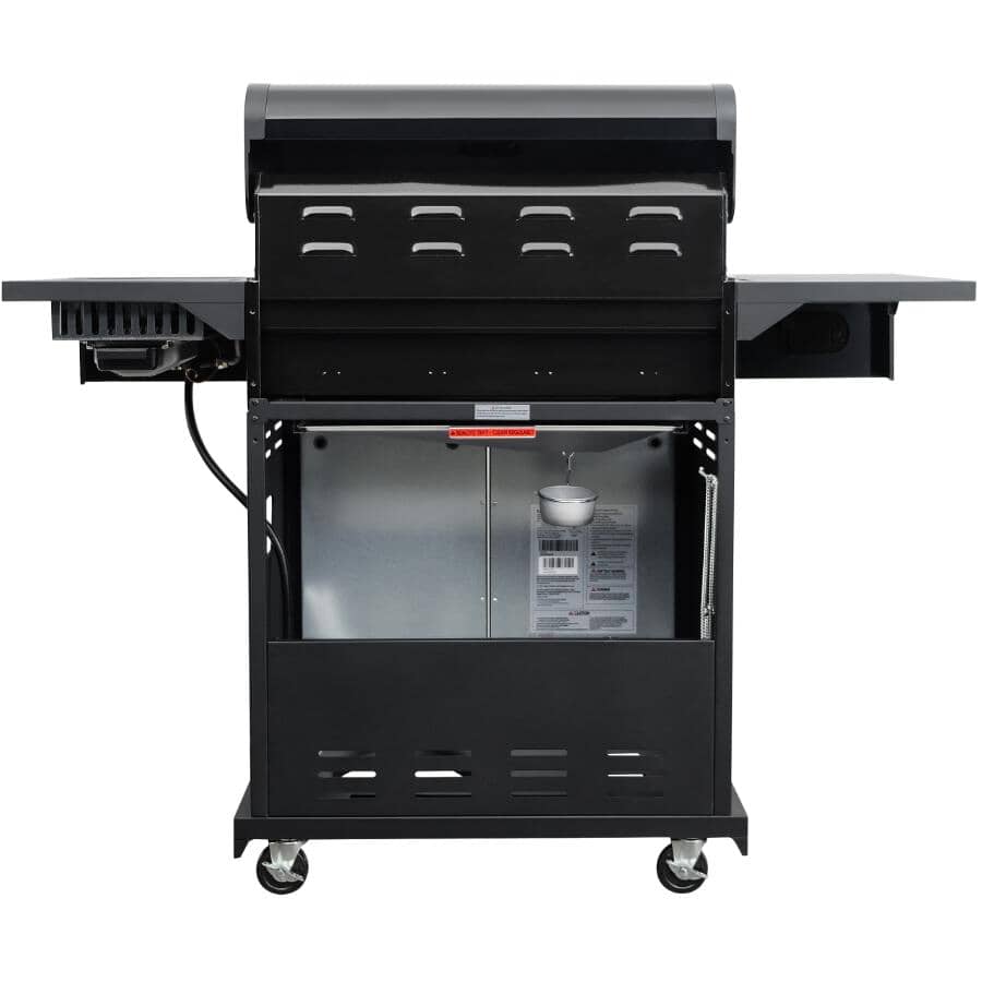 KENMORE SMART Black Propane BBQ with Searing Side Burner | Home Hardware