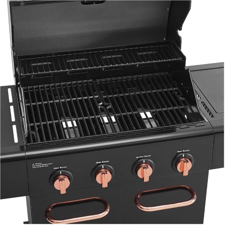 KENMORE SMART Black Propane BBQ with Searing Side Burner | Home Hardware