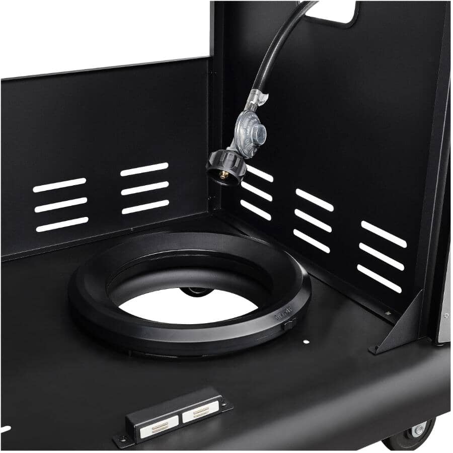 KENMORE SMART Black Propane BBQ with Searing Side Burner | Home Hardware