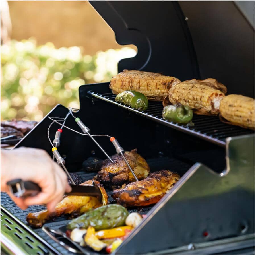 KENMORE SMART Black Propane BBQ with Searing Side Burner | Home Hardware