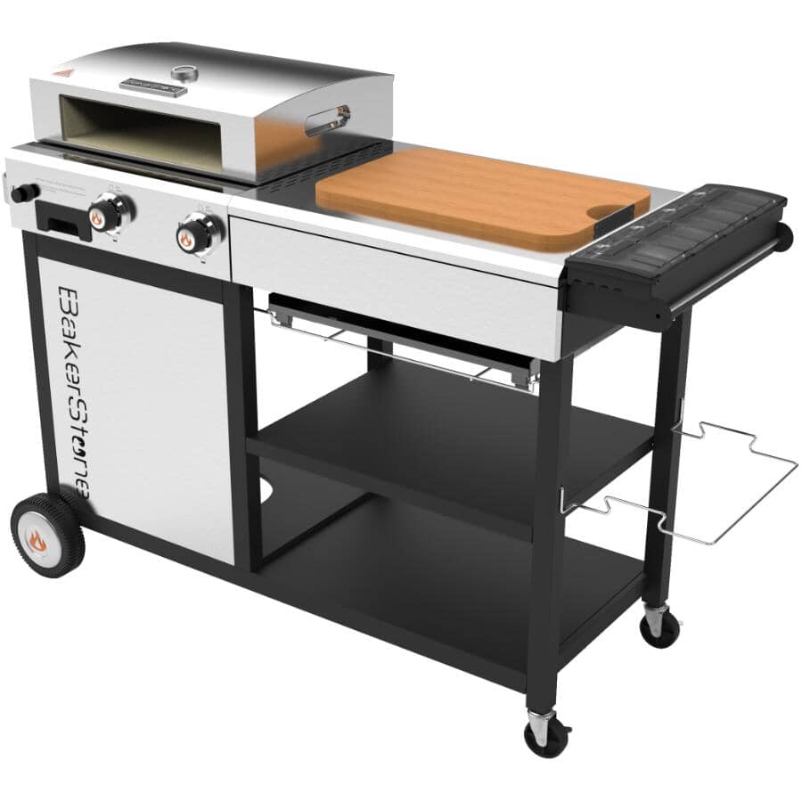 BAKERSTONE Gas Pizza Oven & Griddle Combo | Home Hardware