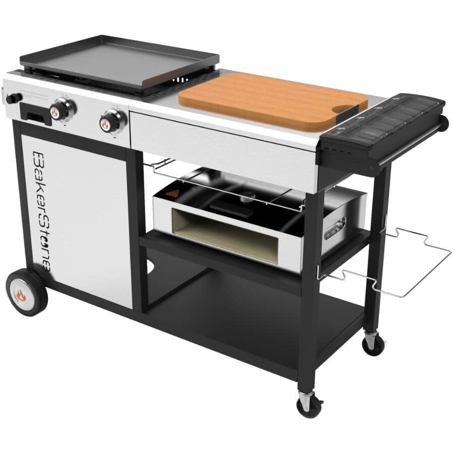 BAKERSTONE Gas Pizza Oven & Griddle Combo | Home Hardware