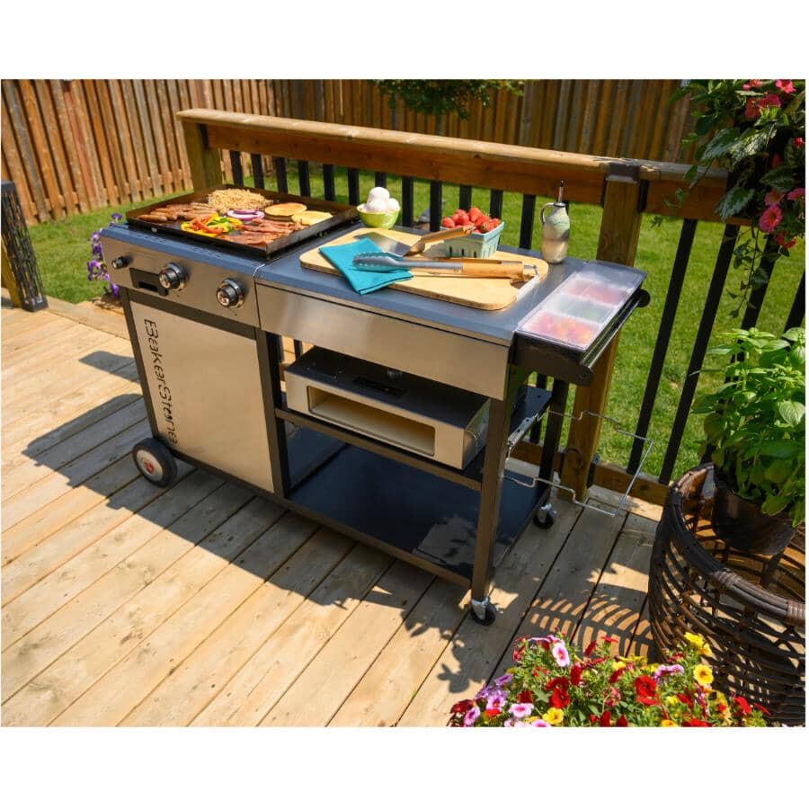 BAKERSTONE Gas Pizza Oven & Griddle Combo | Home Hardware