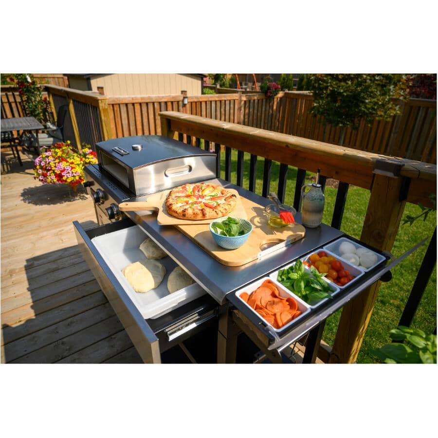 BAKERSTONE Gas Pizza Oven & Griddle Combo | Home Hardware