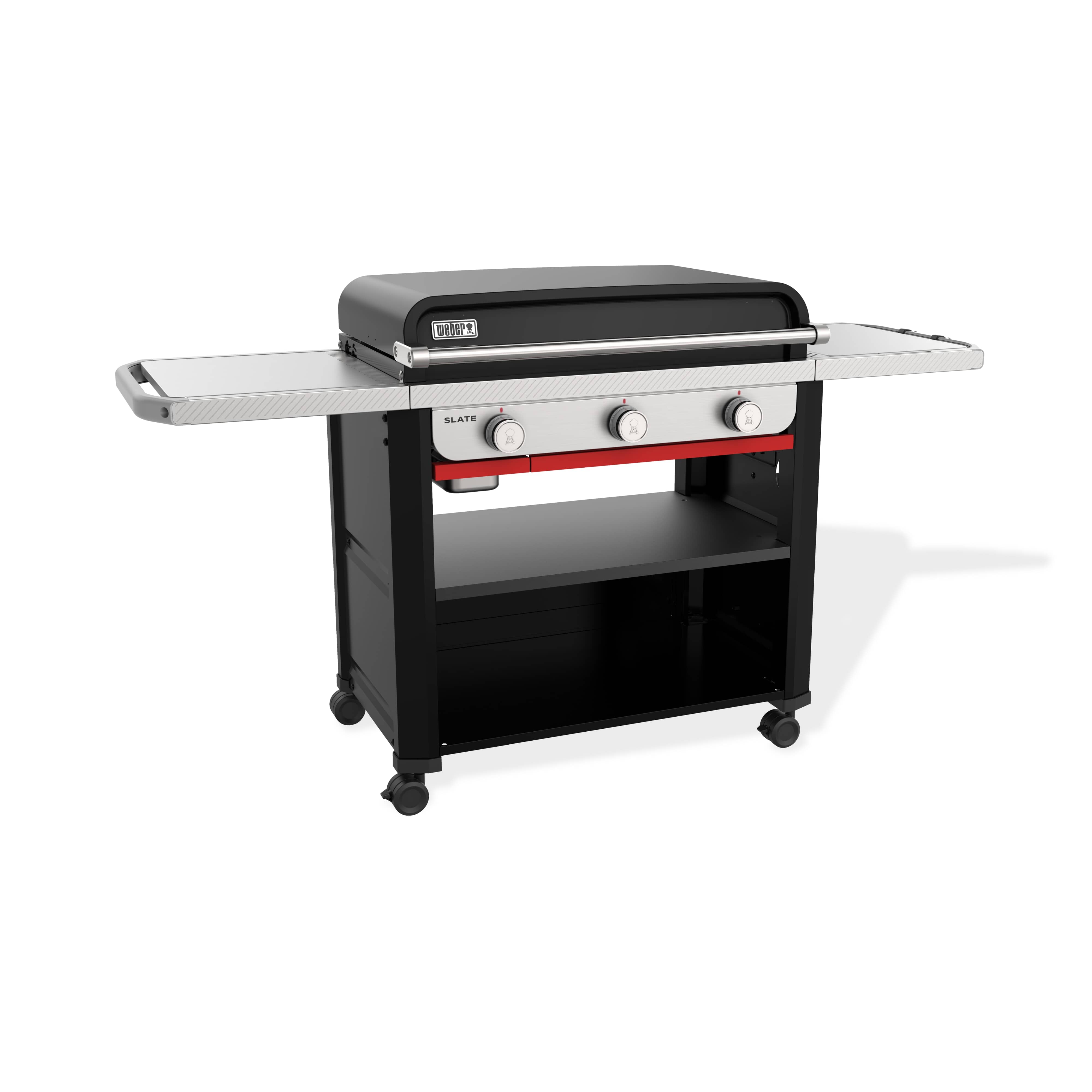 WEBER Open Cart Style Propane Griddle with Lid, 3 Burners | Home Hardware