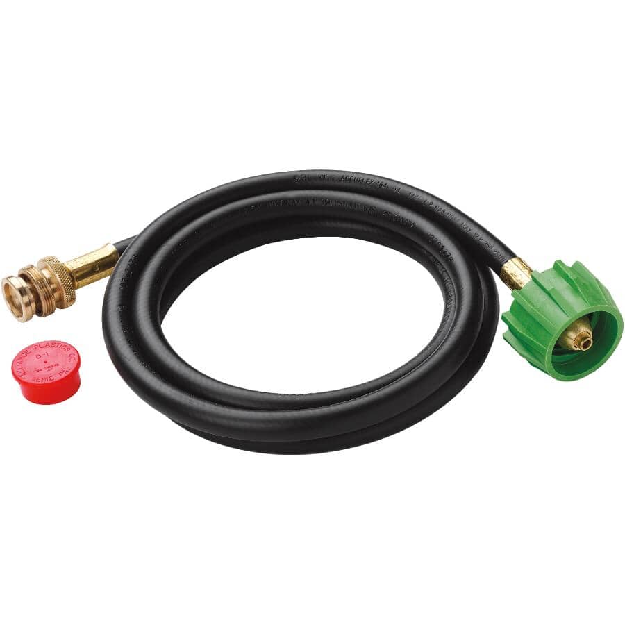 WEBER 72" Liquid Propane Barbecue Hose and Adapter, with Quick Connect ...