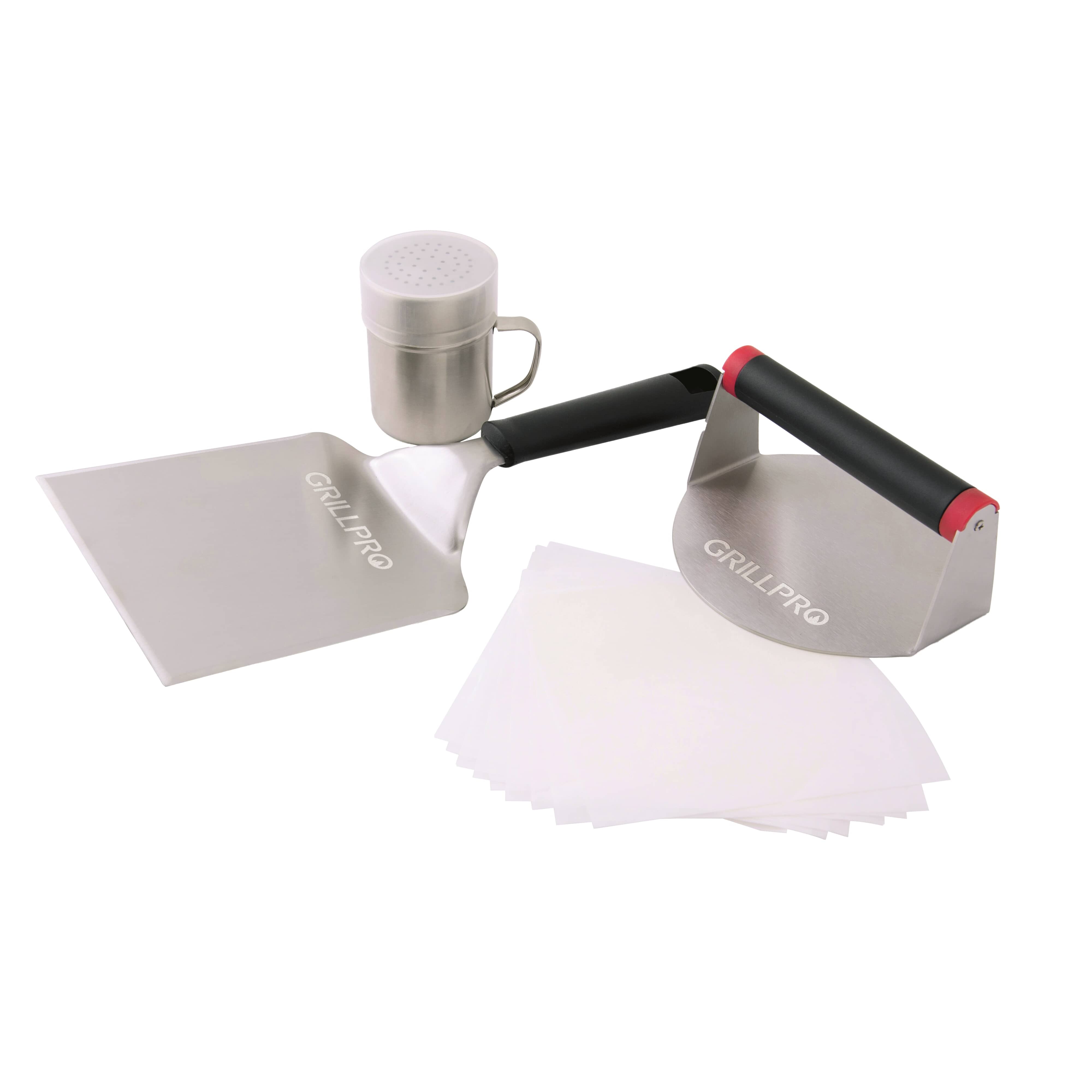GRILLPRO Stainless Steel Smash Burger Kit | Home Hardware