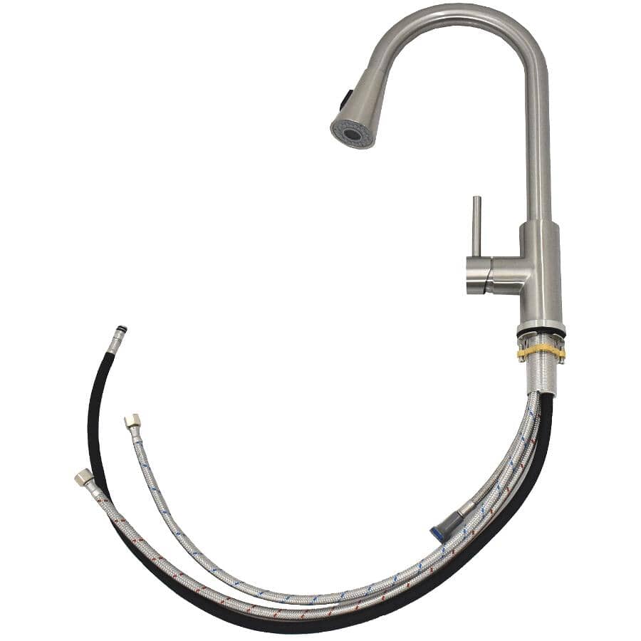 BLUE SKY OUTDOOR LIVING Outdoor Stainless Steel Gooseneck Faucet | Home ...