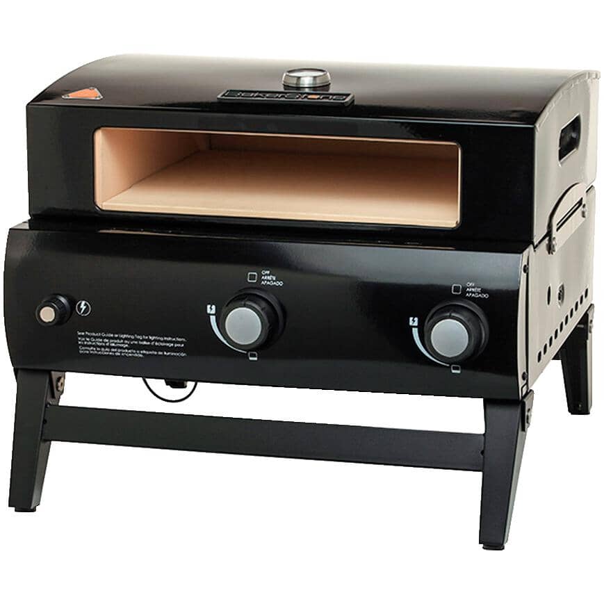 BAKERSTONE Portable Gas Pizza Oven and Griddle Combo Kit | Home Hardware