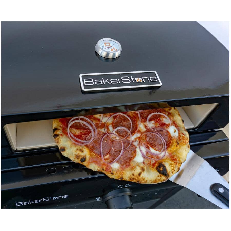 BAKERSTONE Portable Gas Pizza Oven and Griddle Combo Kit | Home Hardware