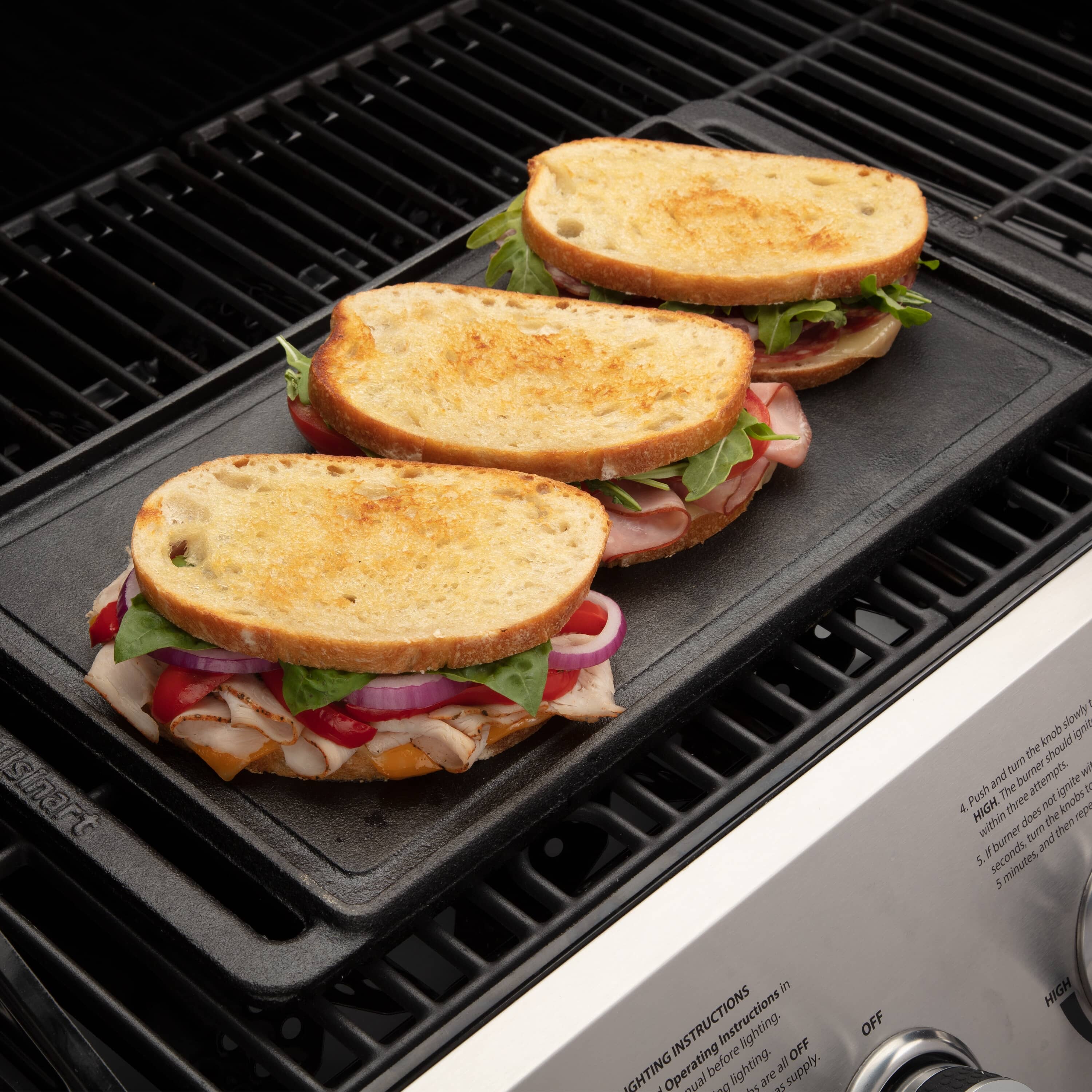 CUISINART Reversible Cast Iron BBQ Griddle | Home Hardware