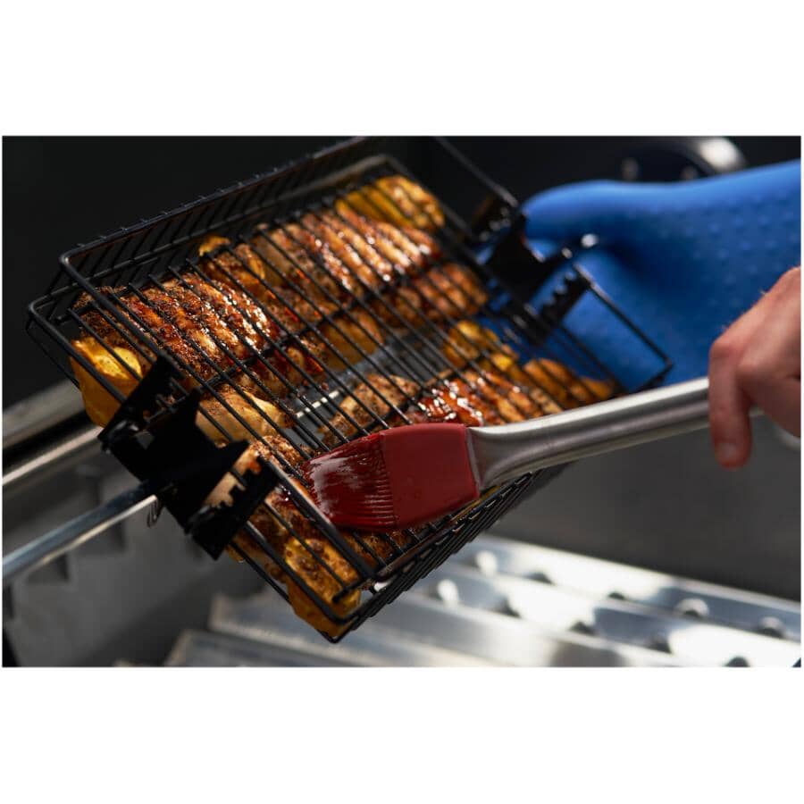 GRILLPRO Non Stick BBQ Flat Spit Basket | Home Hardware