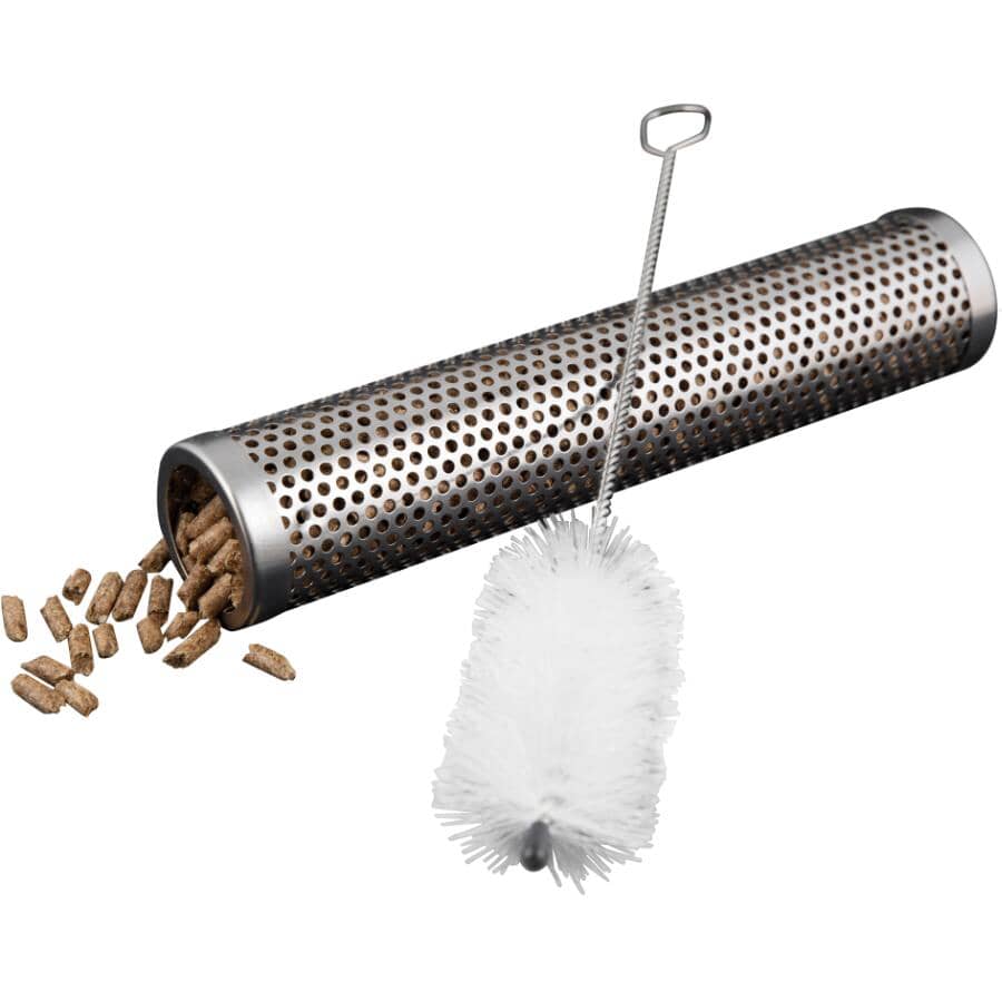 GRILLPRO Pellet Tube with Brush | Home Hardware