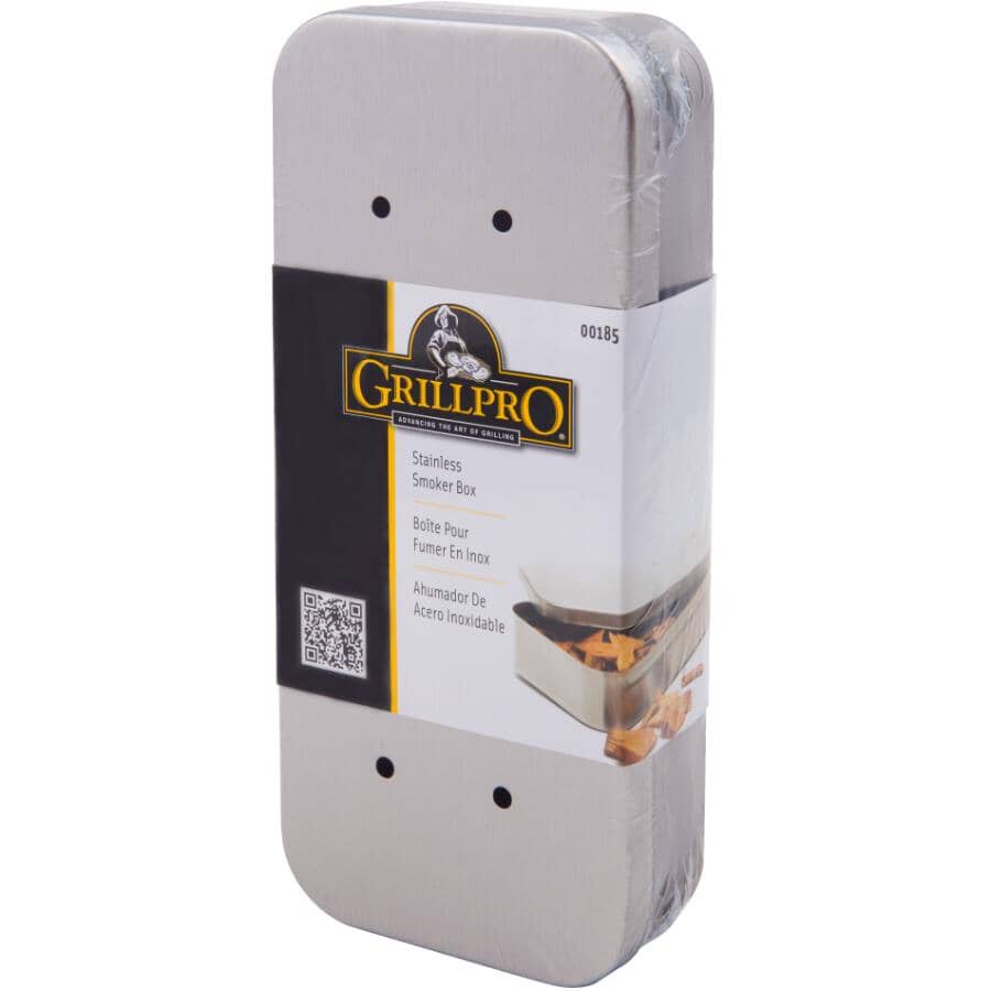 GRILLPRO 9" x 4" Stainless Steel Barbecue Smoker Box | Home Hardware