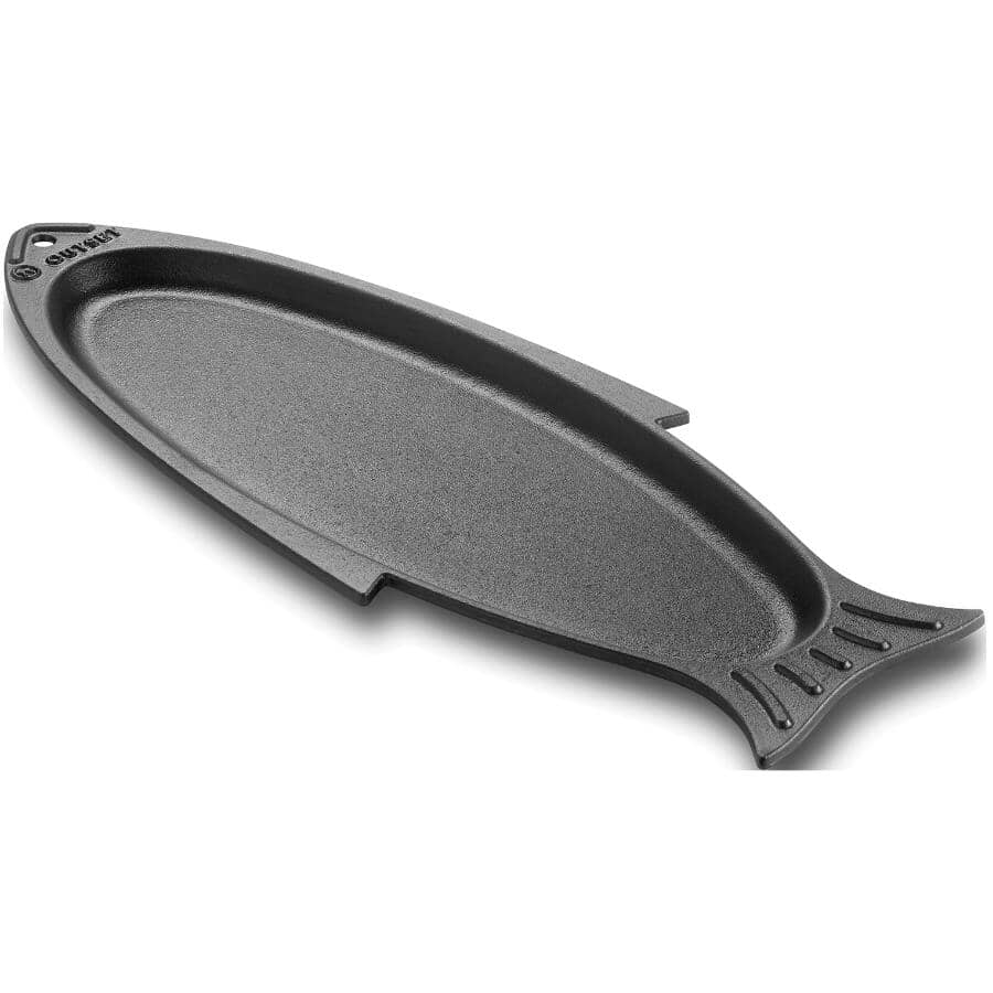 OUTSET Cast Iron Fish Grill Pan | Home Hardware